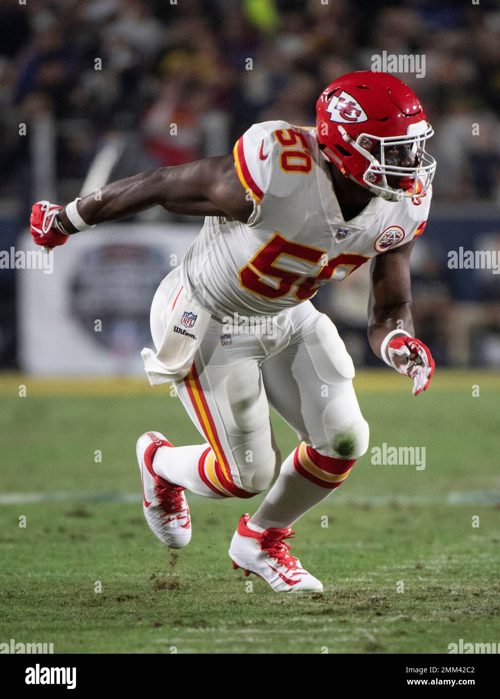 Kansas City Chiefs outside linebacker Justin Houston during an NFL ...