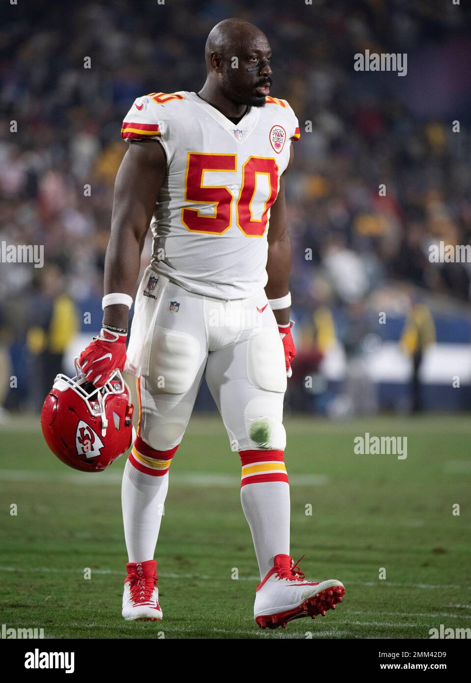 Kansas City Chiefs outside linebacker Justin Houston during an NFL ...