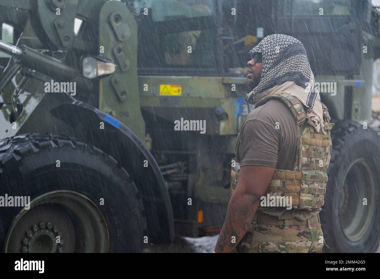 U.S. Air Force Senior Airman Eric Davis, 36th Contingency Response ...