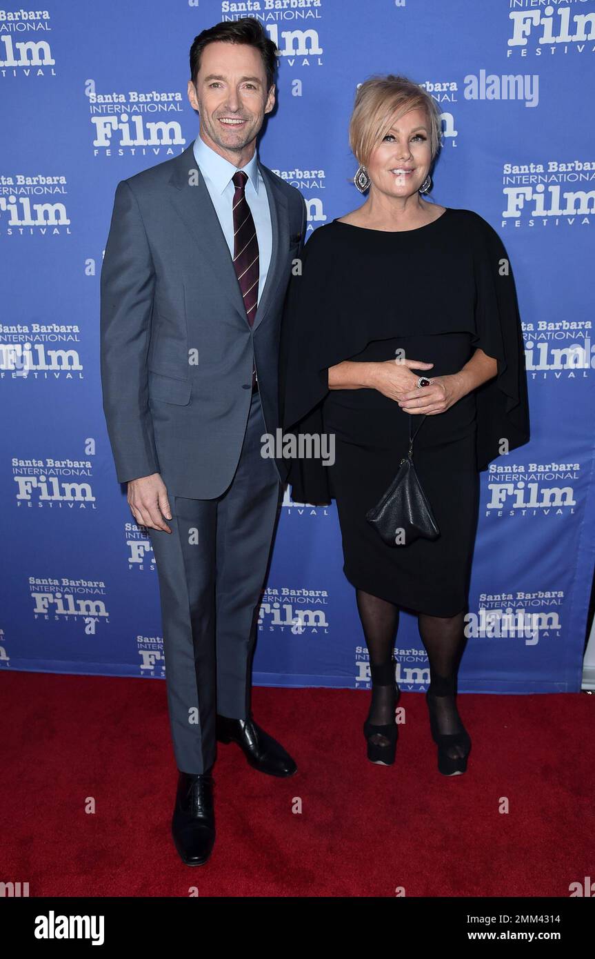 Hugh Jackman, left, and Deborra-lee Furness attend the 2018 Kirk ...