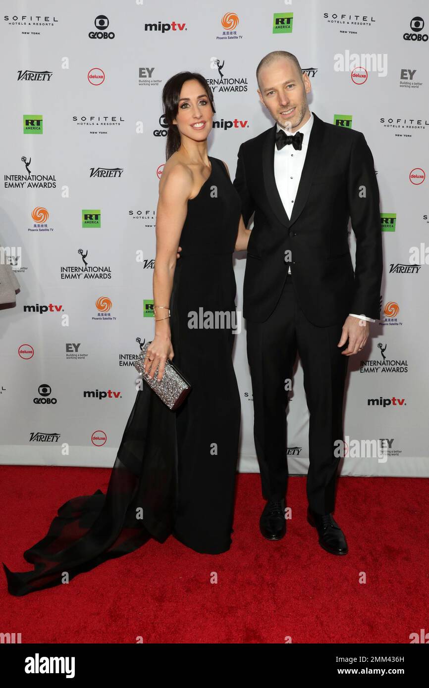Catherine Reitman and Phillip Sternberg attends the 46th International ...