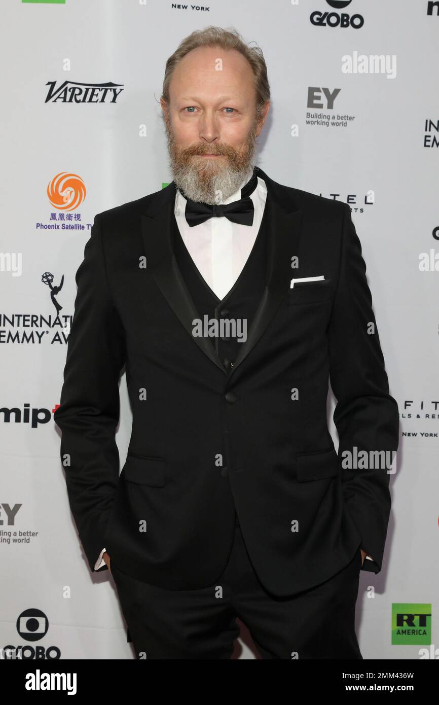 Lars Mikkelsen attends the 46th International Emmy Awards at The New ...