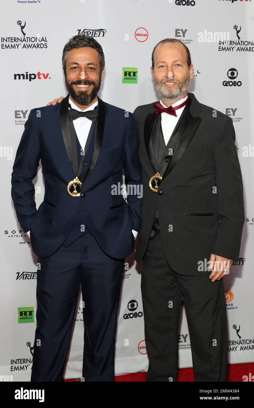 Eduardo Vaisman and Calvito Leal attend the 46th International Emmy ...