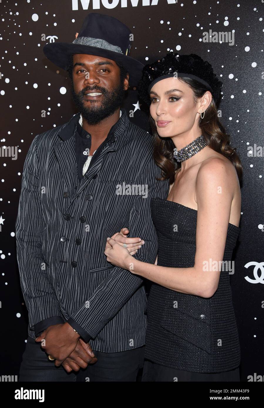 Musician Gary Clark Jr. and wife Nicole Trunfio attend the Museum of ...