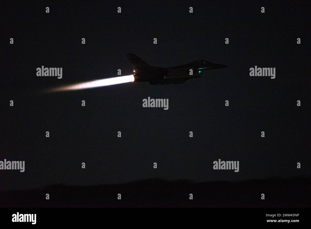 An F-16 Fighting Falcon from the 36th Fighter Squadron takes off for a ...