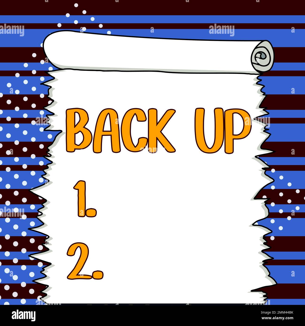Conceptual display Back Up. Word for saving important data into ...