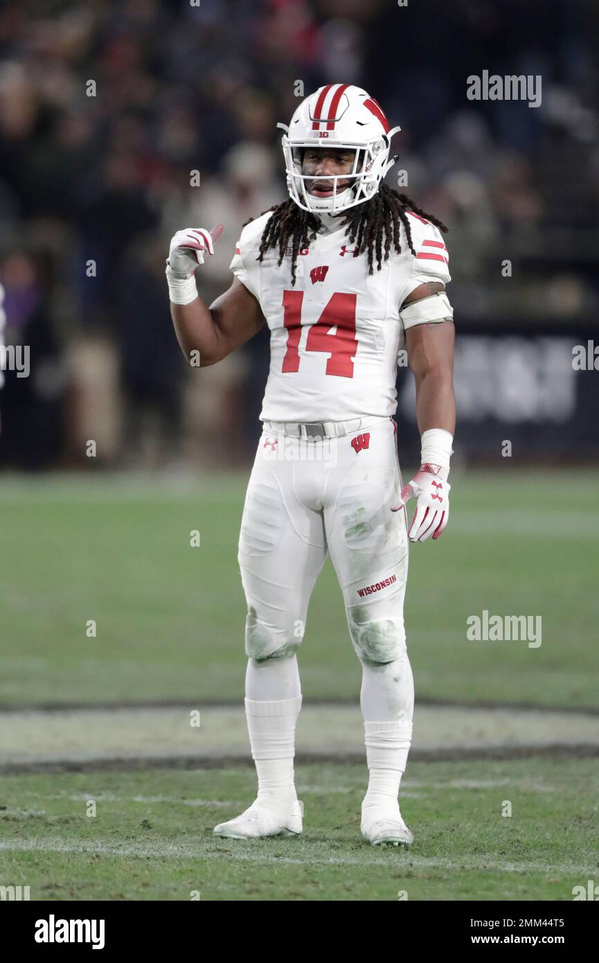 Wisconsin safety D'Cota Dixon (14) during the second half of an NCAA ...