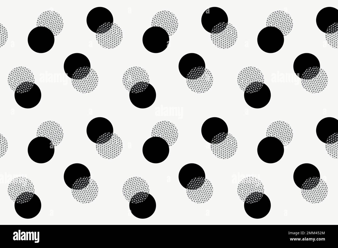 Polka dot pattern background, white cute design vector Stock Vector ...