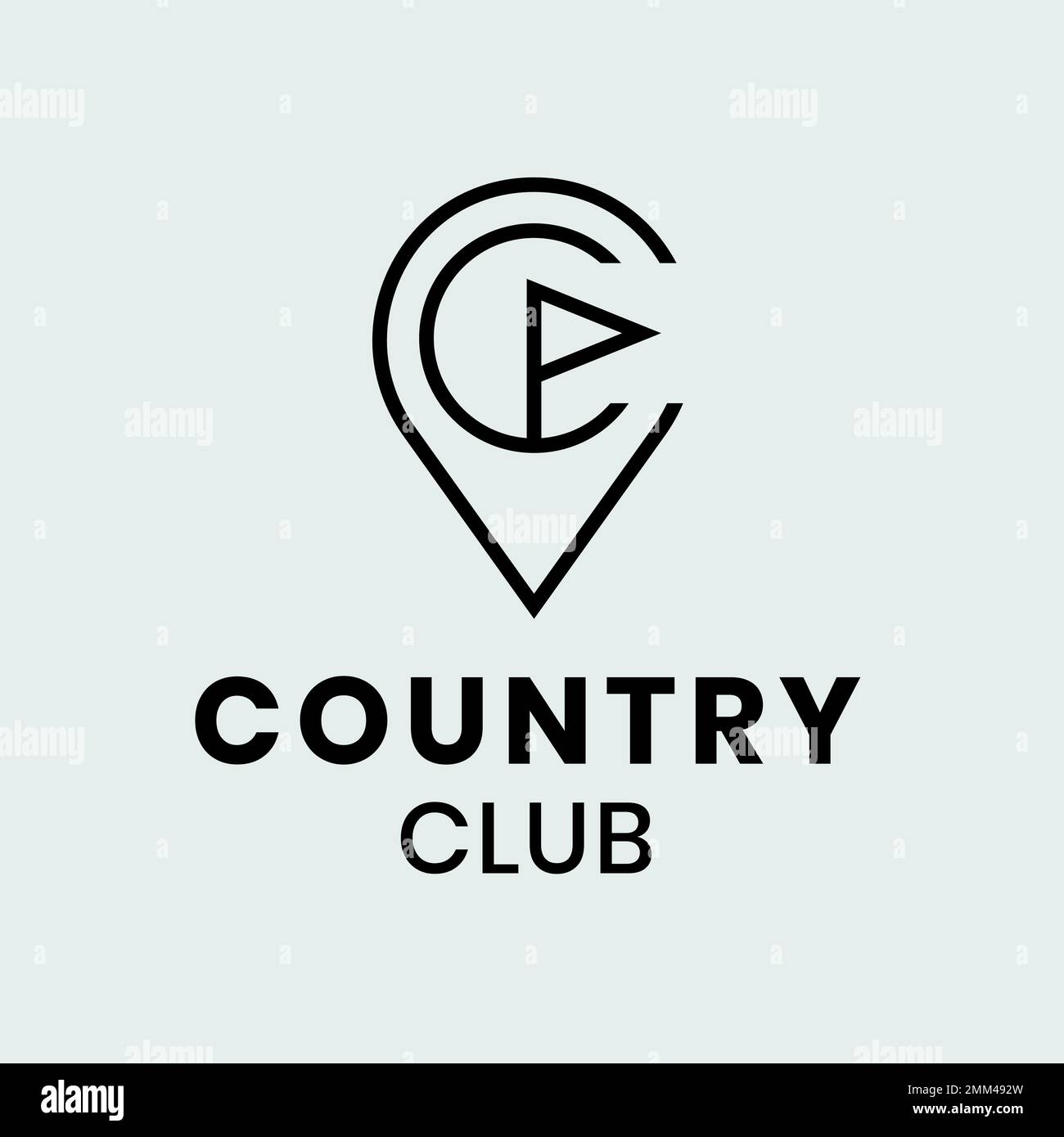 Golf Club Emblem Template