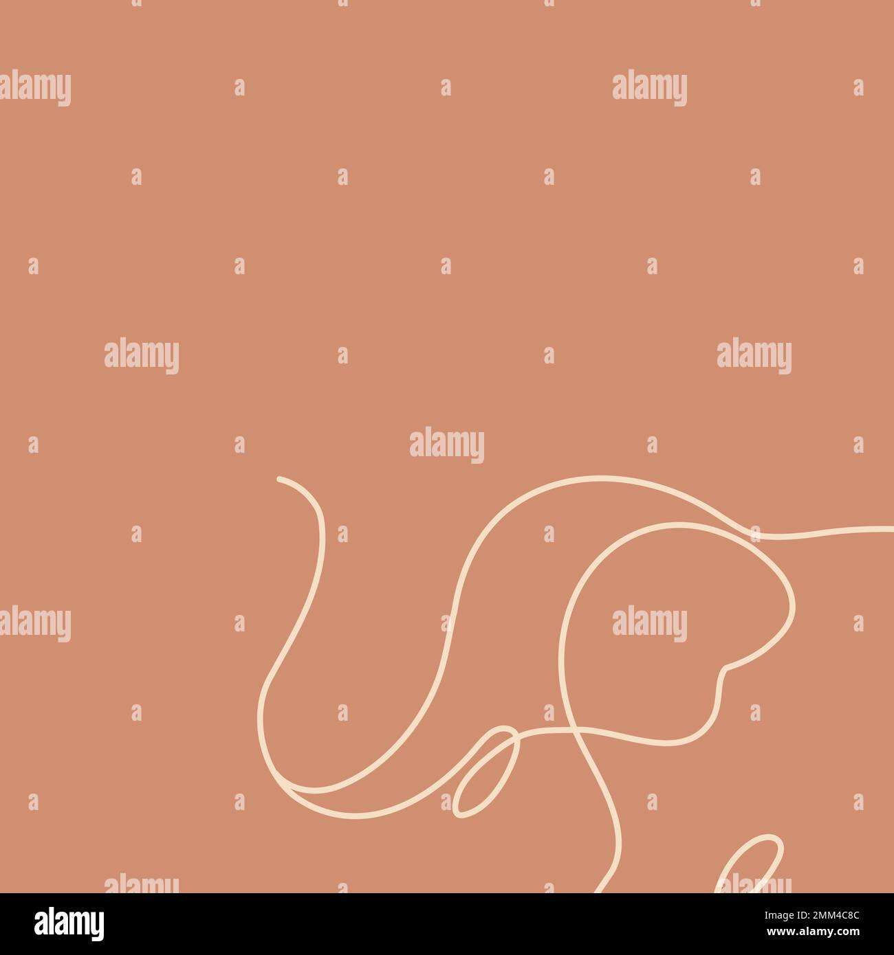 Minimal elephant brown background vector Stock Vector Image & Art - Alamy