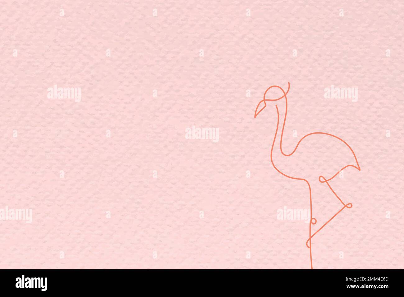 Flamingo minimal vector Stock Vector Images - Alamy