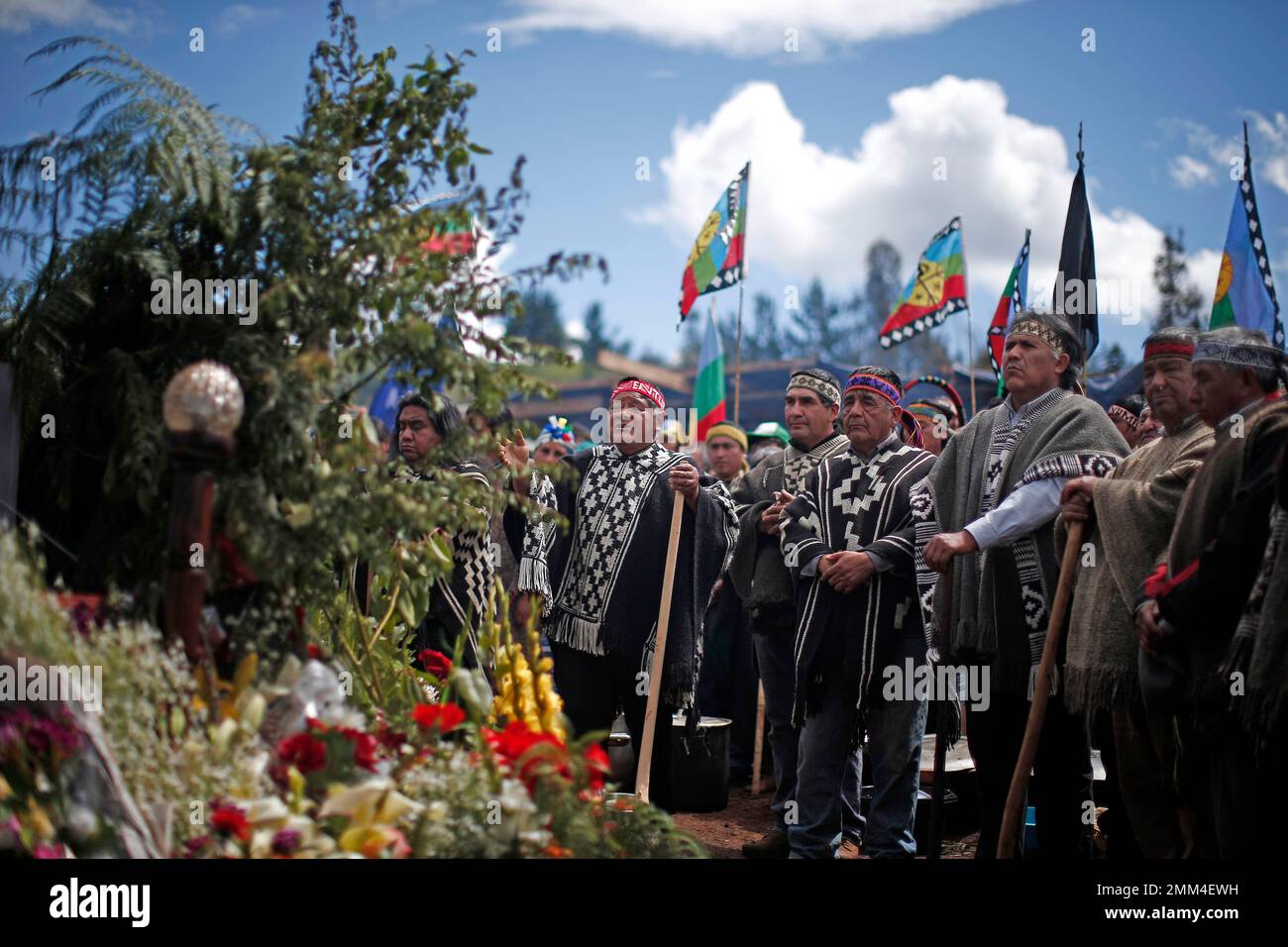 Family and friends Camilo Catrillanca, a Mapuche indigenous youth who ...