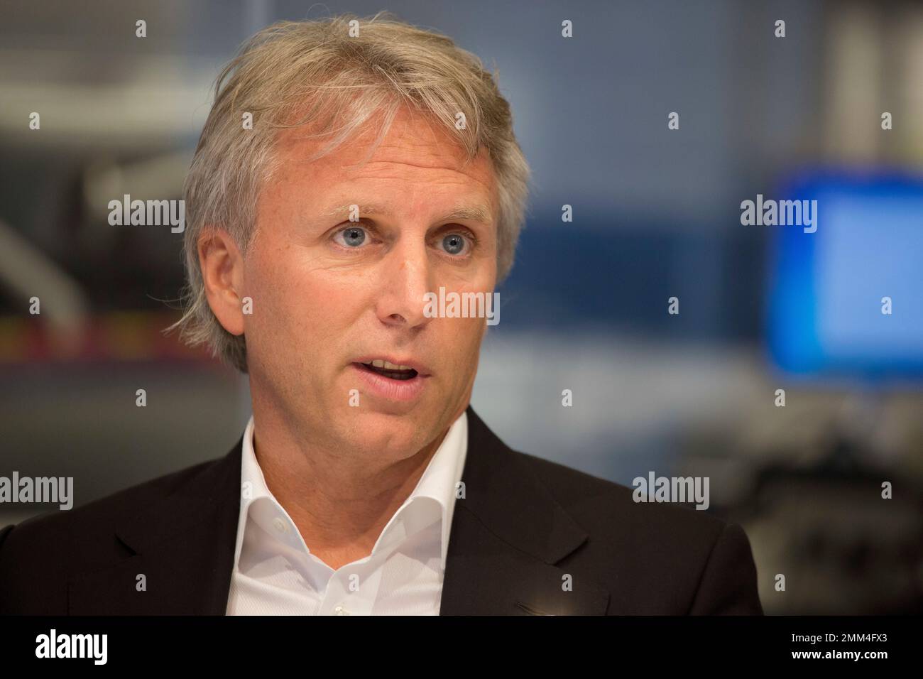 In this Sept. 25, 2018, photo Mars Chairman Stephen Badger discusses ...