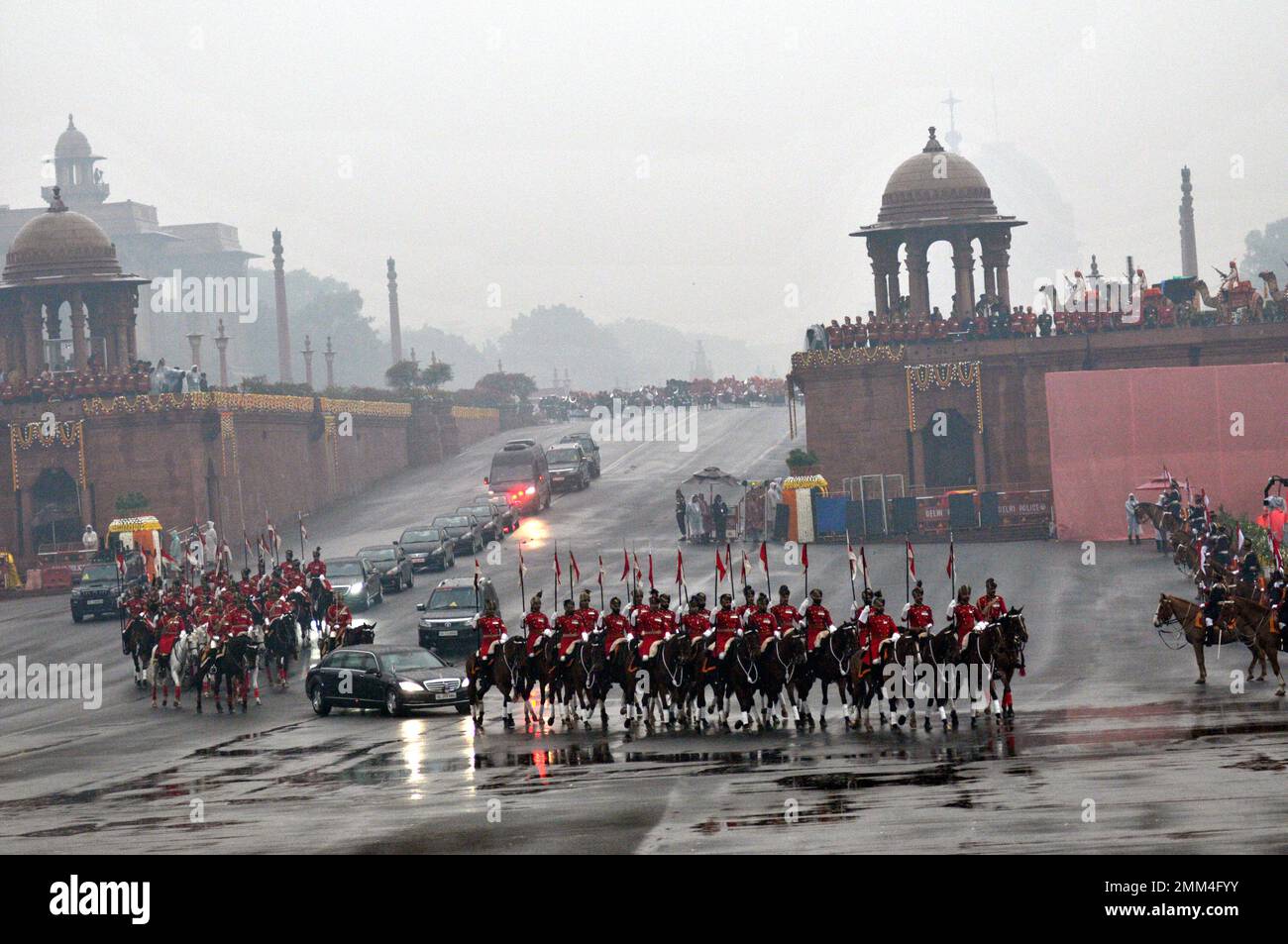 New Delhi, Delhi, India. 29th Jan, 2023. President of india convoy ...