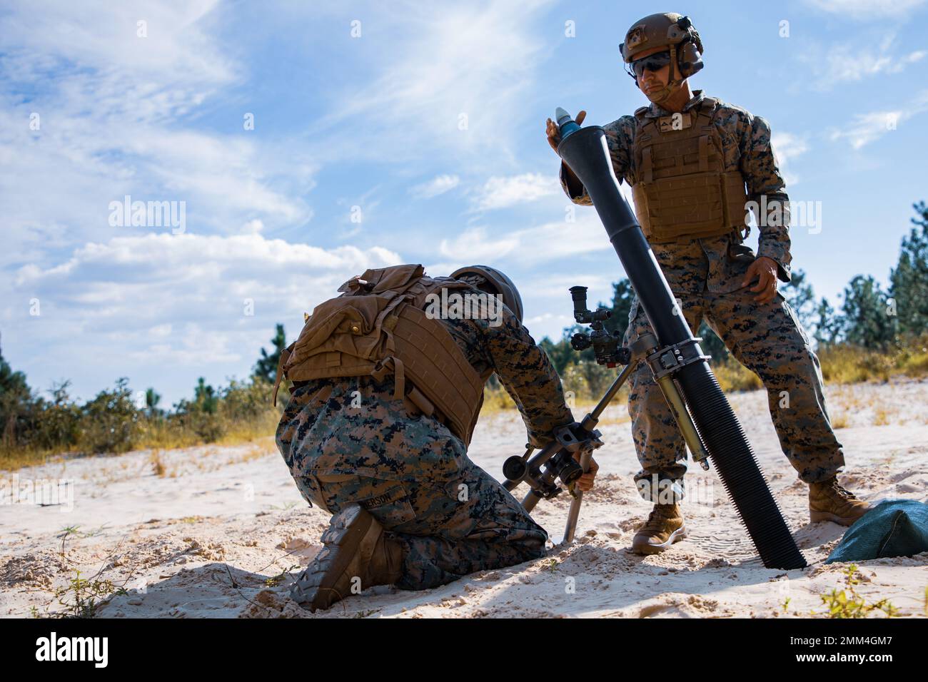U.S. Marines with 1st Battalion 6th Marine Regiment, 2d Marine Division ...