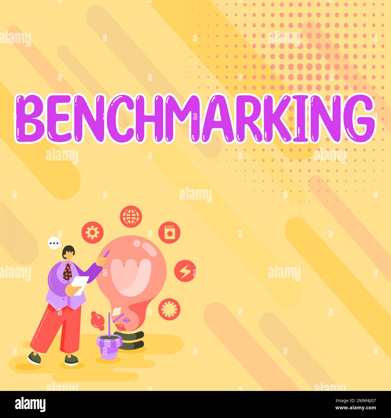 Inspiration showing sign Benchmarking. Word for Evaluate something by ...