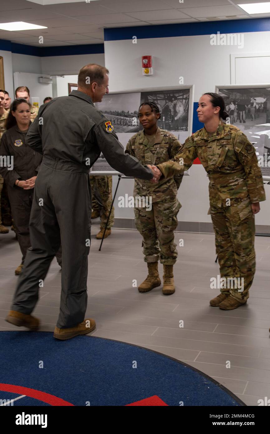 U.S. Air Force Maj. Gen. Corey J. Martin, 18th Air Force commander ...