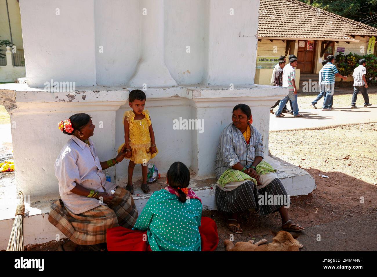 Rural people in Goa Stock Photo - Alamy