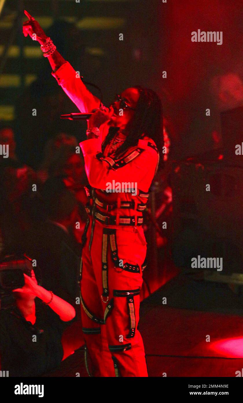 Offset with Migos perform during the Aubrey & the Three Migos Tour at ...