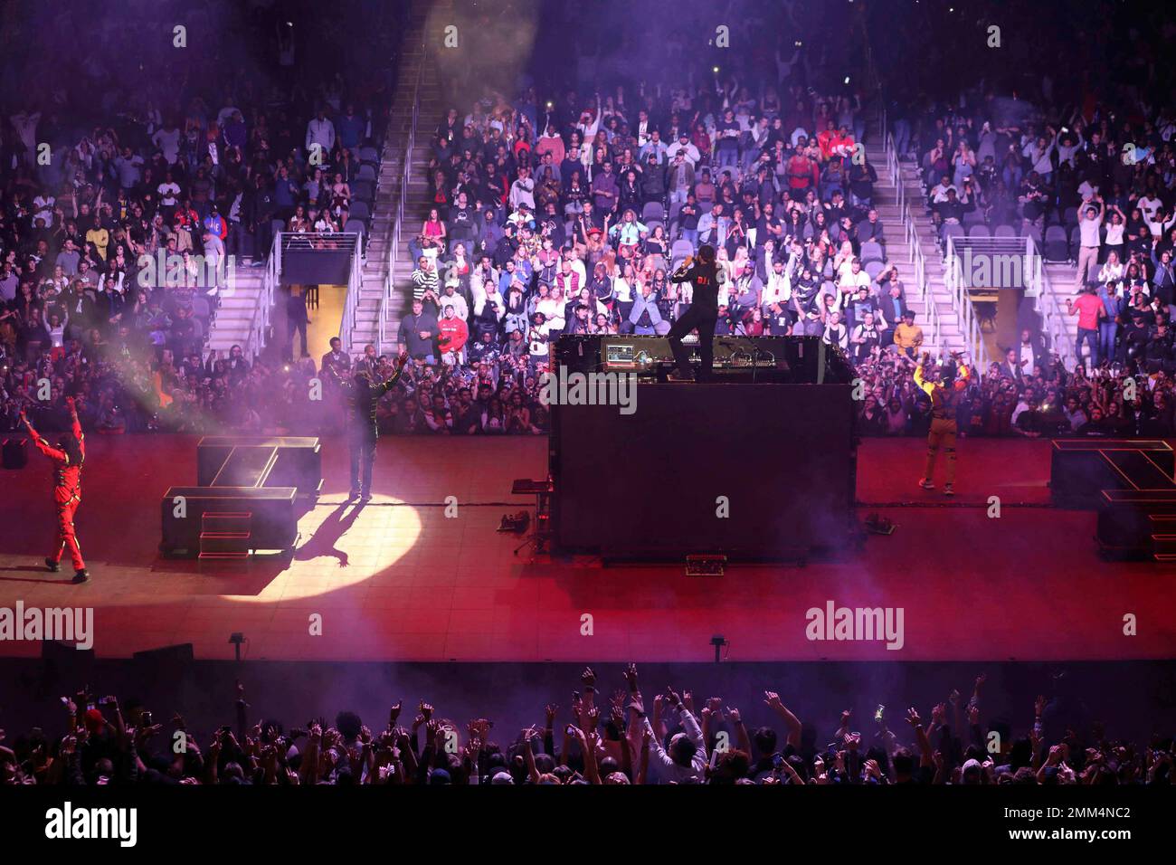 Takeoff, Quavo and Offset with Migos perform during the Aubrey & the ...