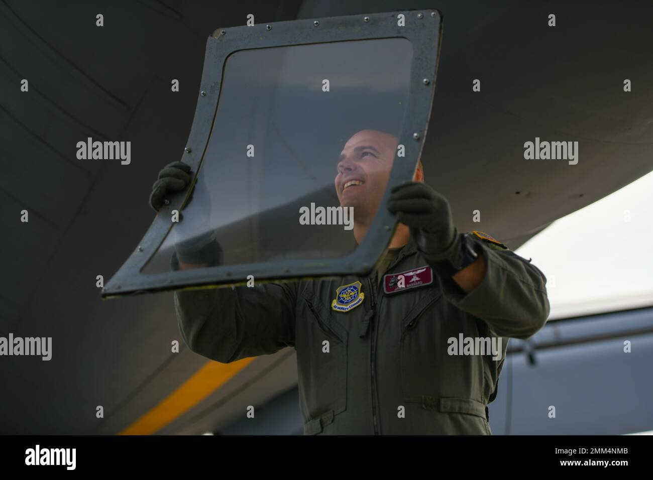 U.S. Air Force Capt. James Barnard, 384th Air Refueling Squadron pilot ...