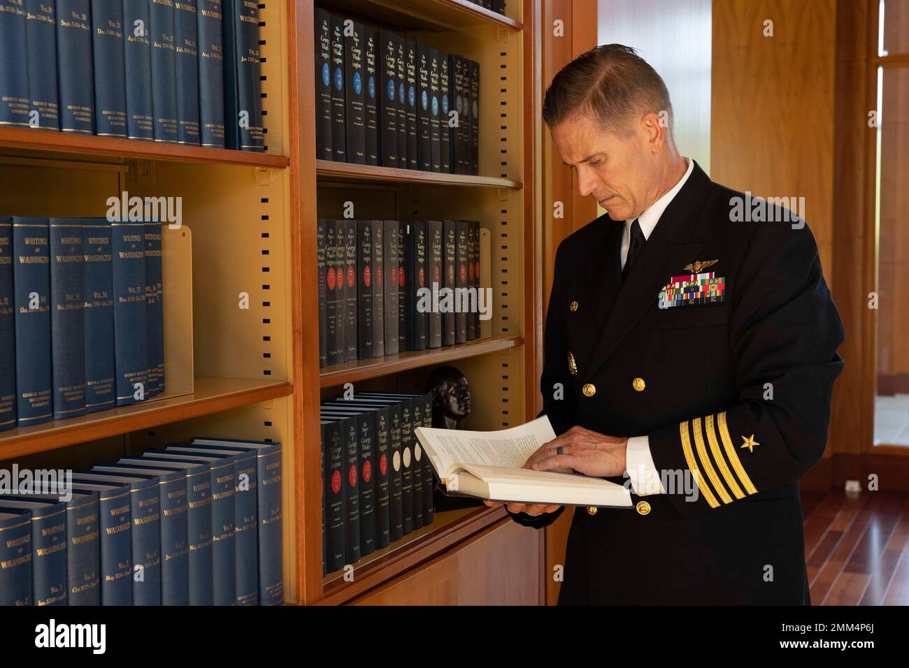 Capt. Brent C. Gaut, commanding officer of the Nimitz-class aircraft ...