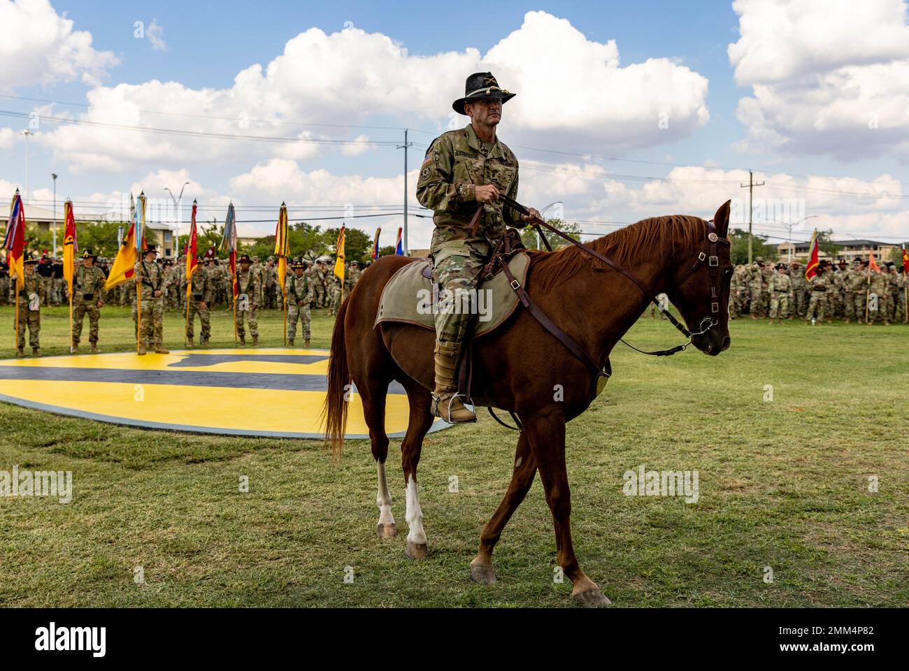 Maj. Gen. John B. Richardson IV, commanding general, 1st Cavalry ...