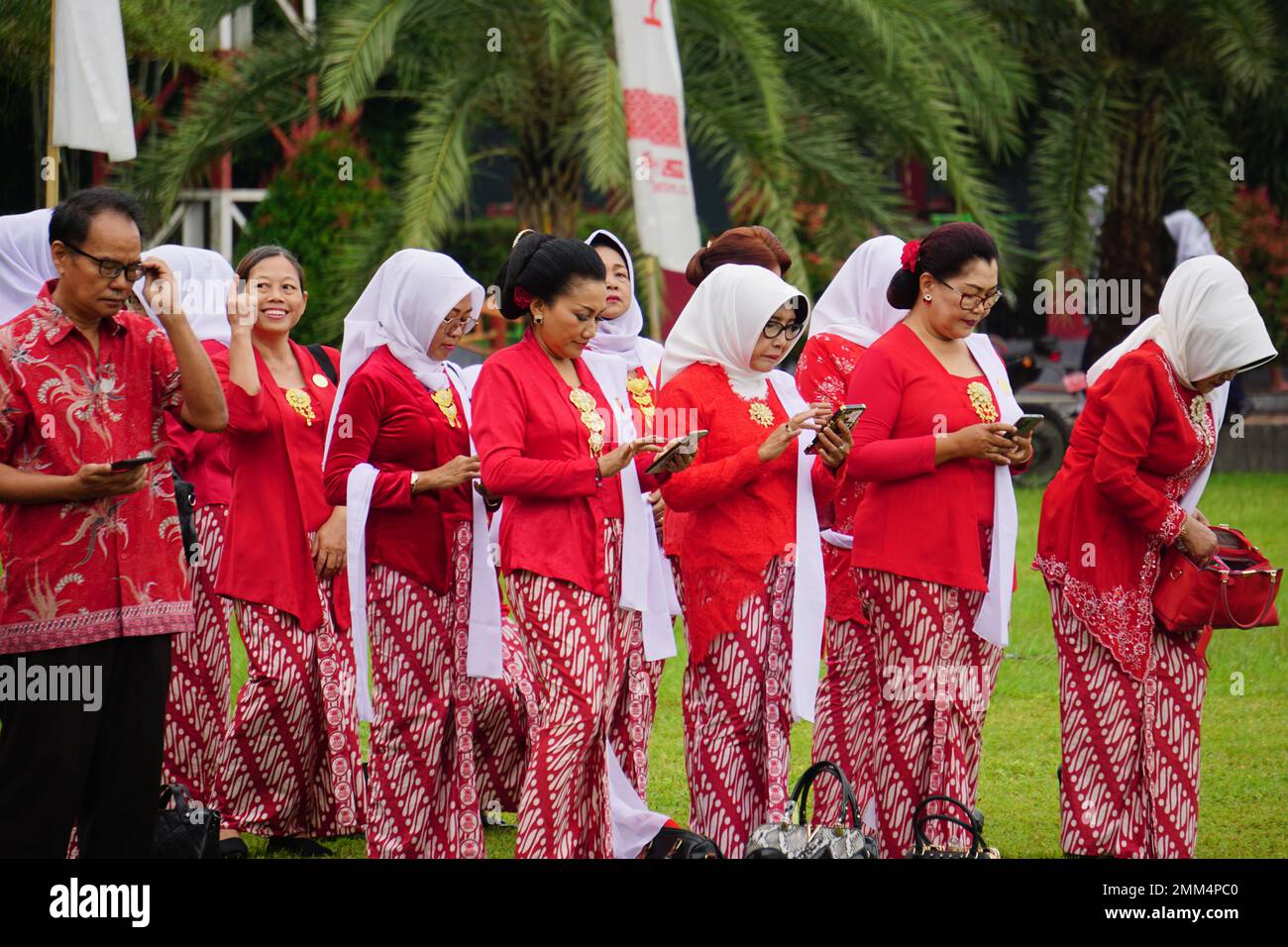The celebration of grebeg pancasila. Grebeg Pancasila is held to ...