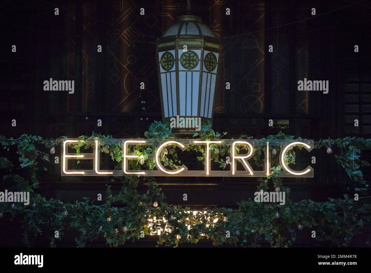 Electric Neon Bar Sign London Stock Photo - Alamy