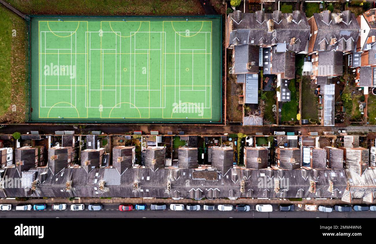 A view pitch city stadium hi-res stock photography and images - Alamy