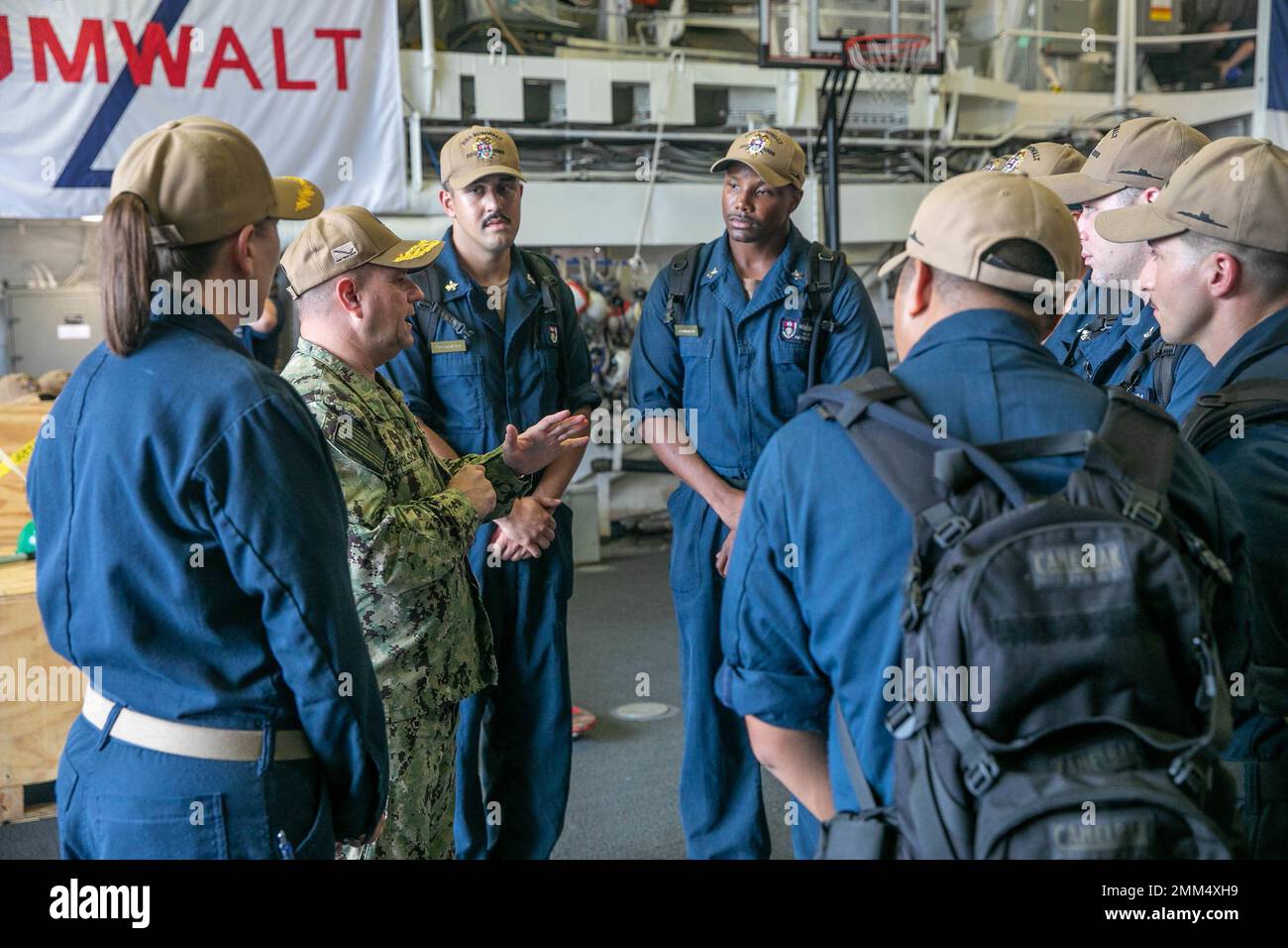 NAVAL BASE GUAM (Sept. 14, 2022) – Rear Adm. Benjamin Nicholson, commander, Joint Region ...