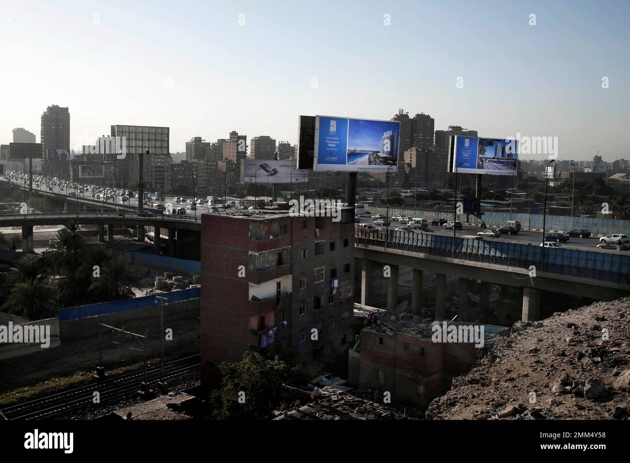 This Oct. 23, 2018 photo shows a billboard advertising for gated ...