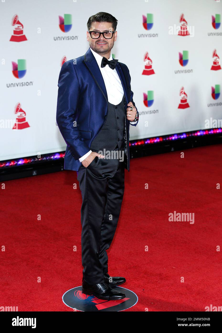 Jc Barrios arrives at the Latin Grammy Awards on Thursday, Nov. 15 ...