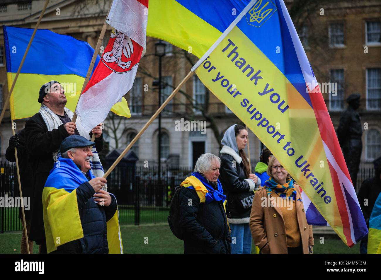 Union jack and ukrainian flag hi-res stock photography and images - Alamy