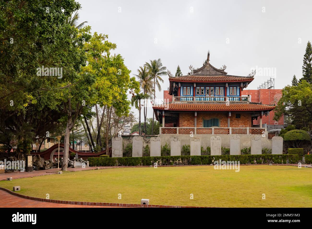 Morning view of the historical Chikan Tower at Tainan, Taiwan Stock Photo - Alamy