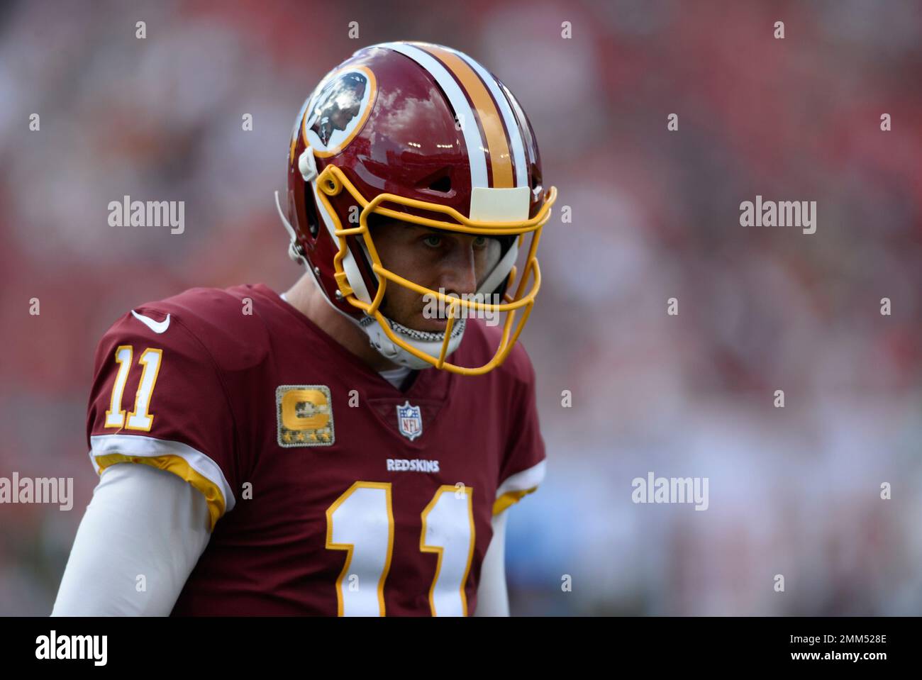 Washington Redskins quarterback Alex Smith (11) during the second half ...