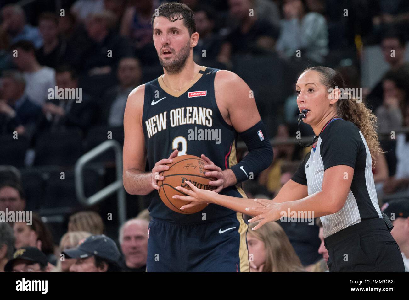 FILE - In this Oct. 5, 2018, file photo, referee Ashley Moyer-Gleich ...