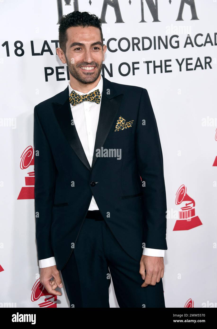 Ruben Chumillas arrives at the Latin Recording Academy Person of the ...