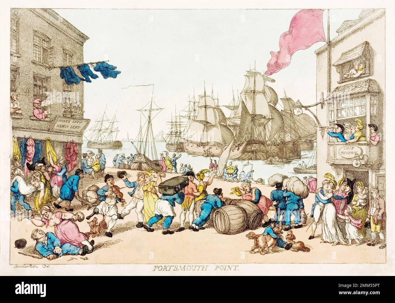 Thomas rowlandson cartoon hi-res stock photography and images - Alamy