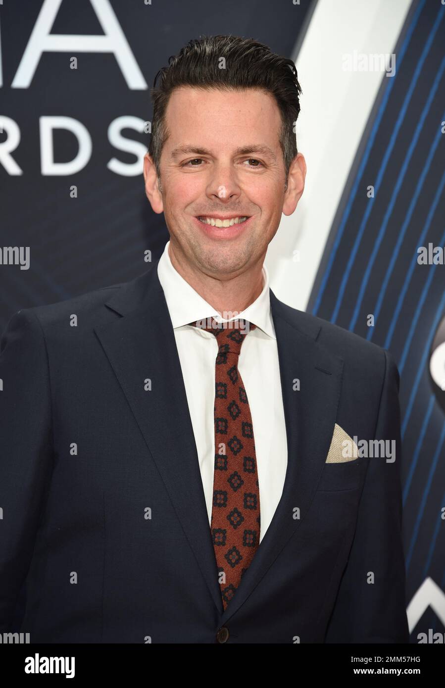 Jeff Juliano arrives at the 52nd annual CMA Awards at Bridgestone Arena ...