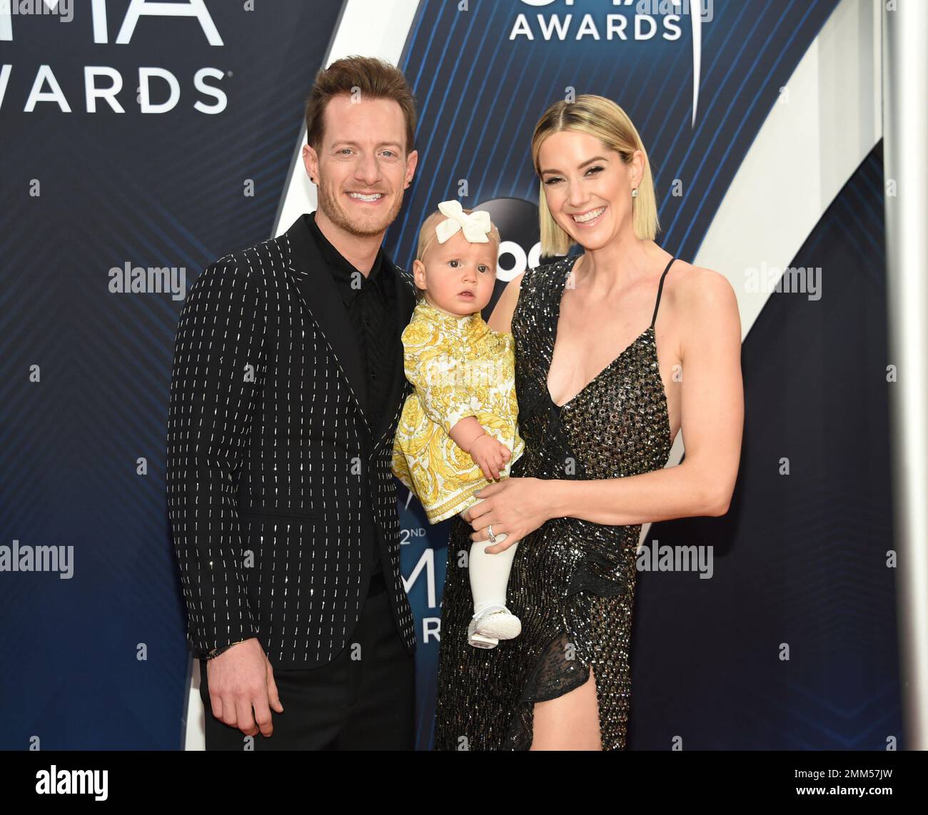 Tyler Hubbard of Florida Georgia Line, from left, Olivia Rose Hubbard ...