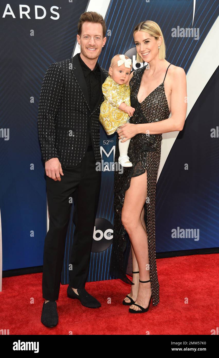 Tyler Hubbard of Florida Georgia Line, from left, Olivia Rose Hubbard ...