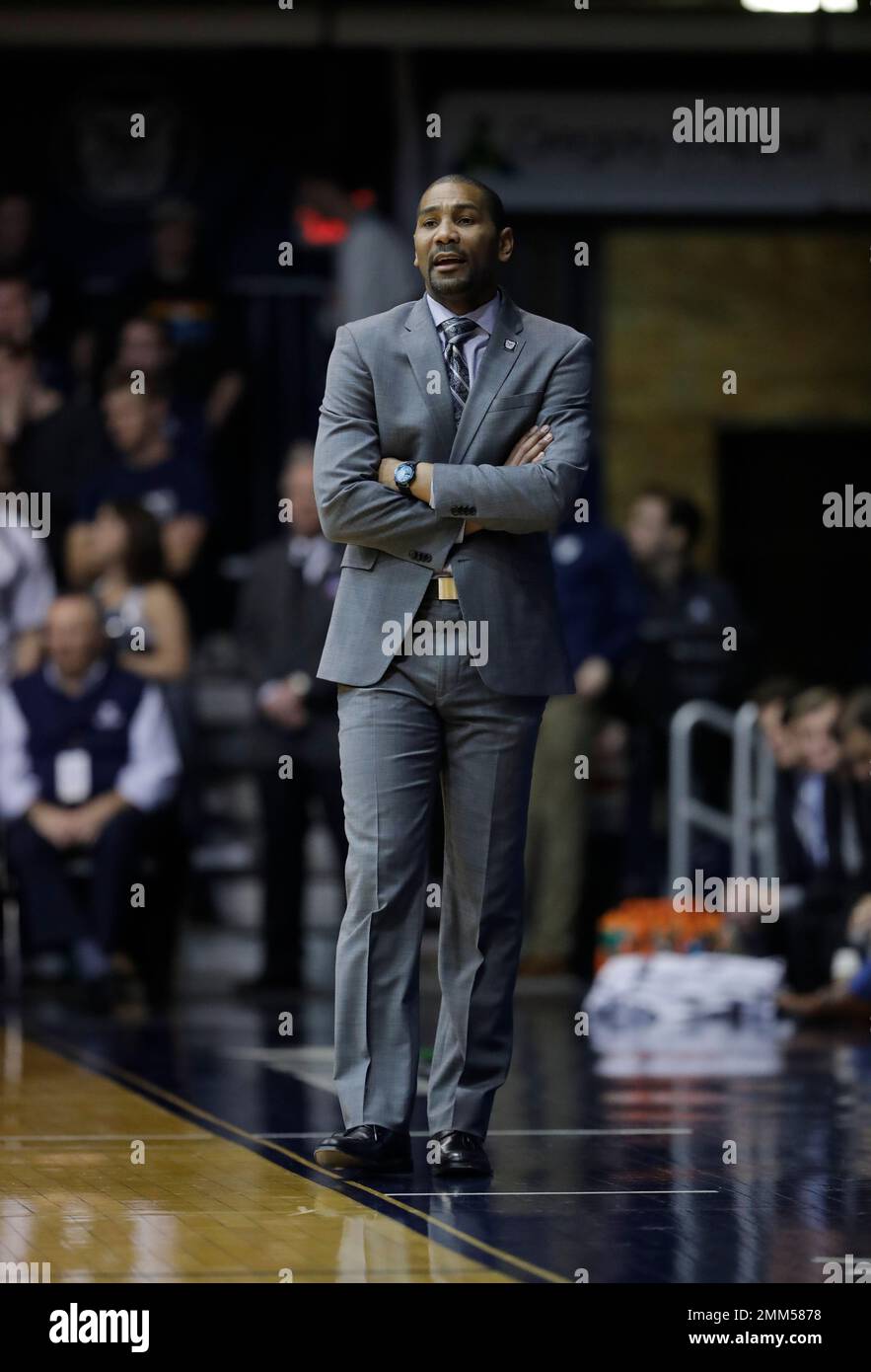 Butler head coach LaVall Jordan watches during the second half of an ...