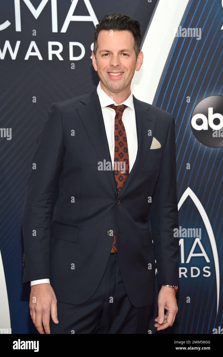 Jeff Juliano arrives at the 52nd annual CMA Awards at Bridgestone Arena ...