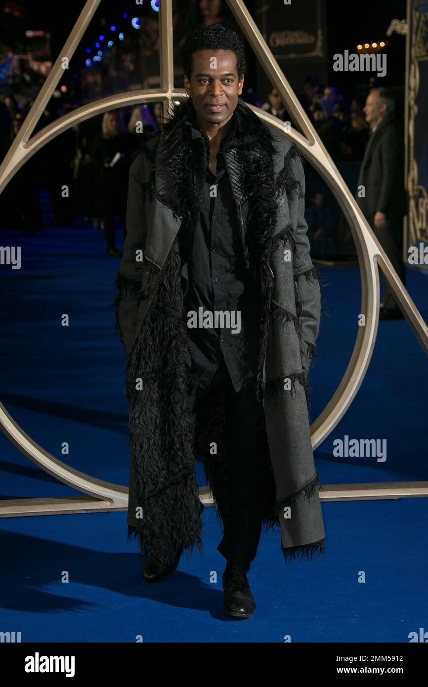 Actor William Nadylam poses for photographers upon arrival at the ...