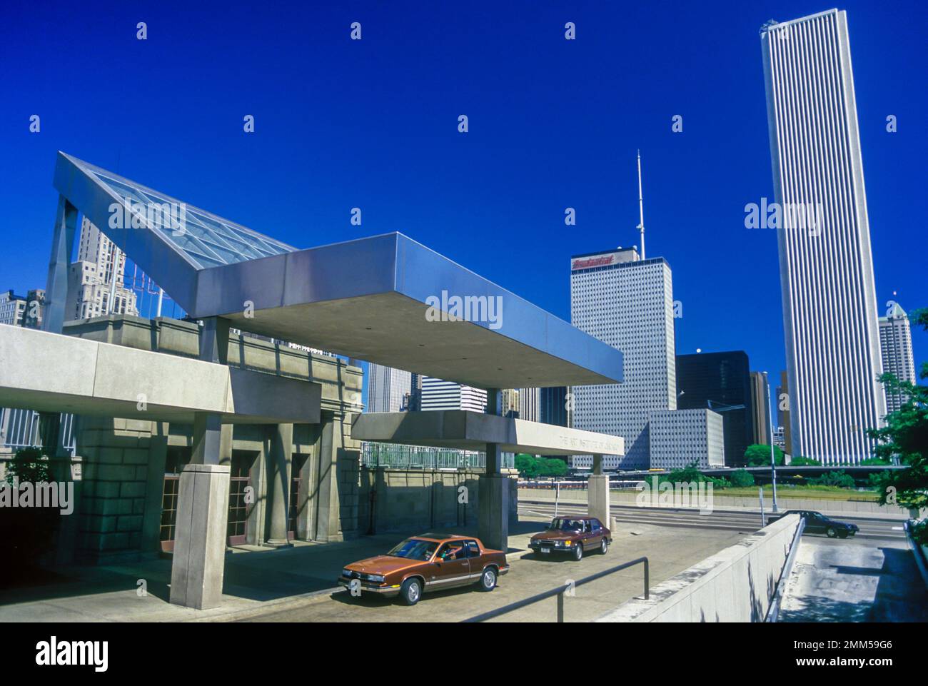 1980s chicago skyline hi-res stock photography and images - Alamy