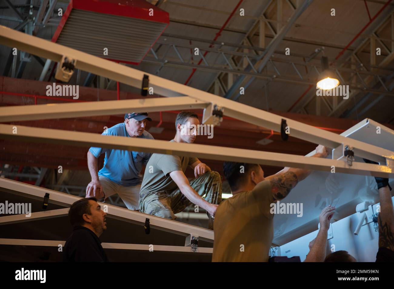 U.S. Air Force Airmen from the 48th Fighter Wing, civilian employees ...