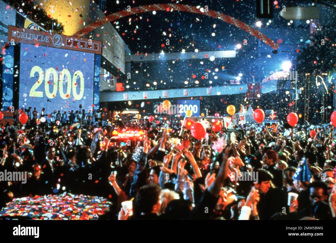 New Year's Eve 2000 scene in STRANGE DAYS 1995 director KATHRYN BIGELOW ...