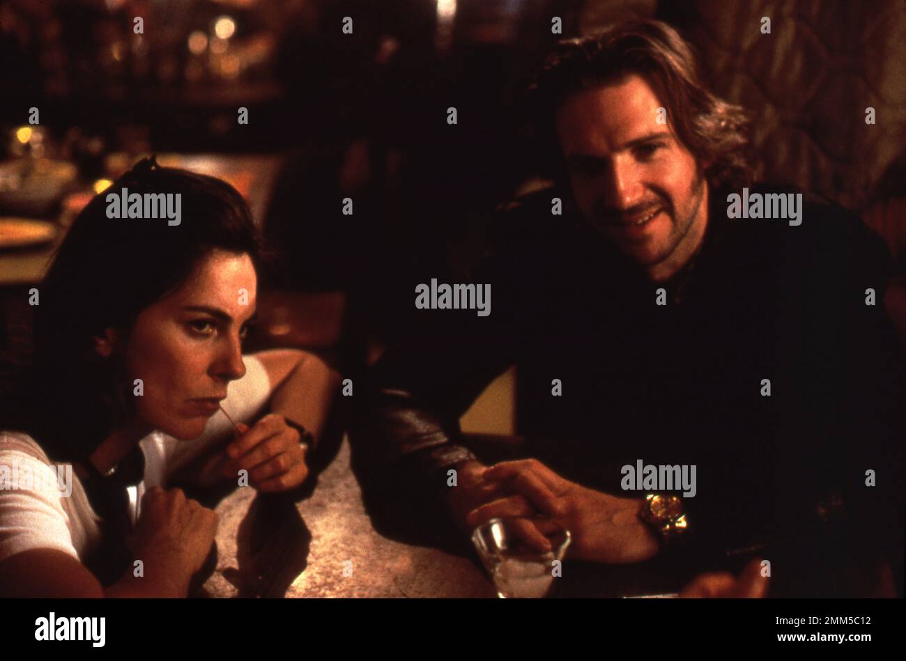 Director KATHRYN BIGELOW and RALPH FIENNES on set candid during filming ...