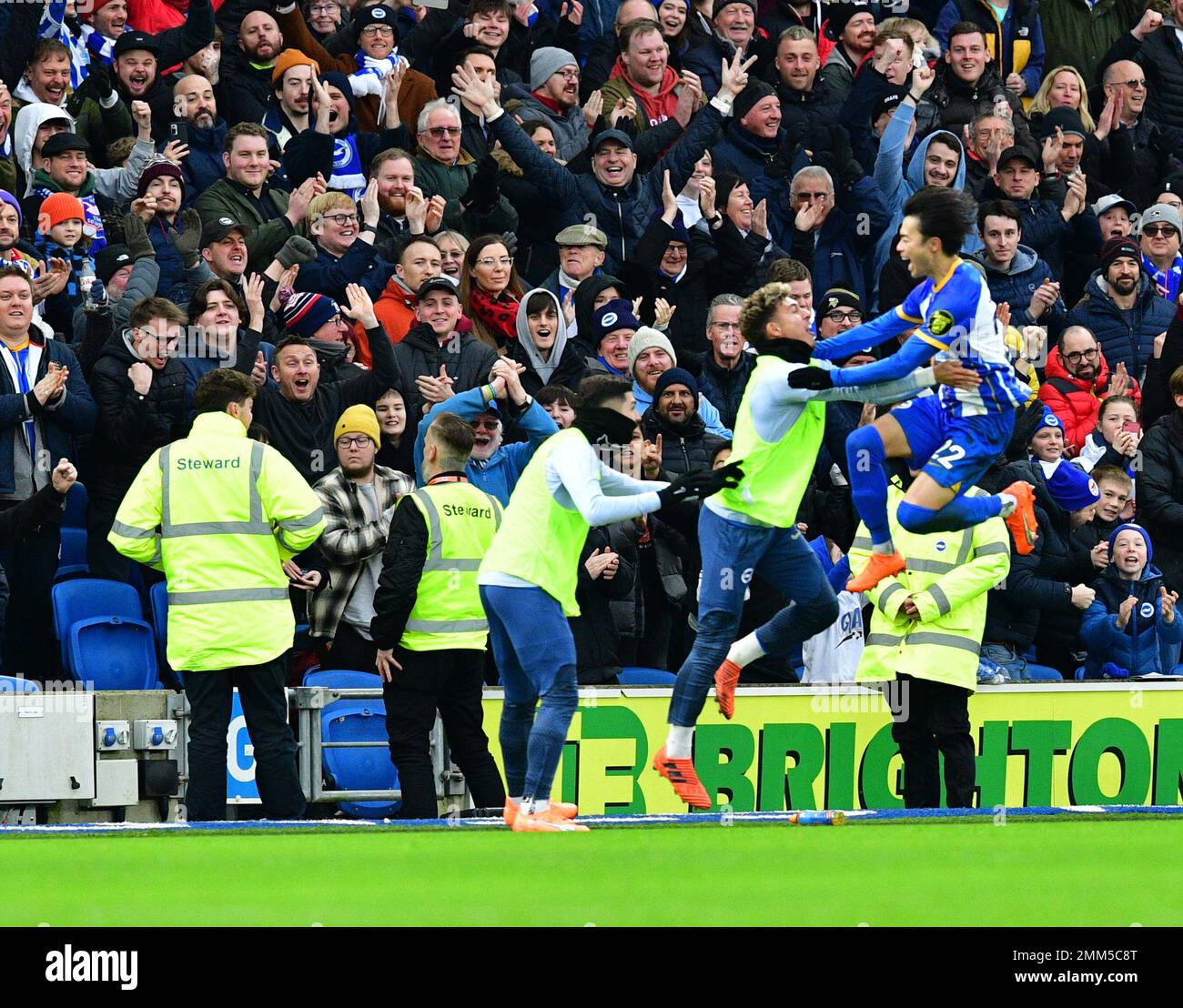 Brighton, UK. 29th Jan, 2023. Kaoru Mitoma of Brighton and Hove Albion ...